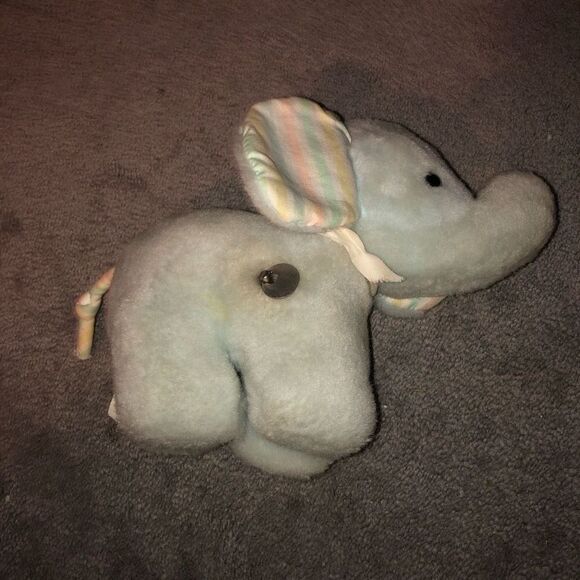 FAN FAIR | Toys | Vintage Fanfair Wind Up Musical Elephant Toy Plush ...